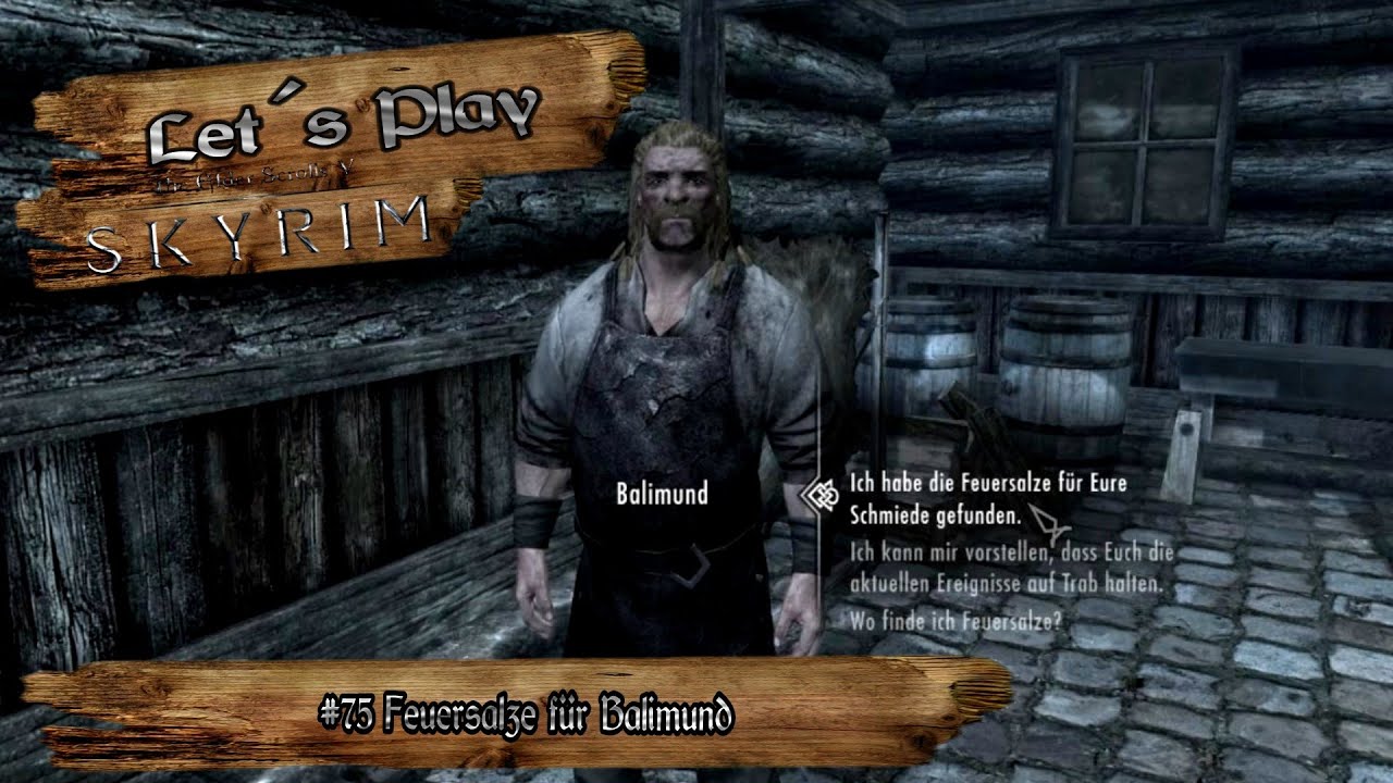 Skyrim 075 Feuersalze für Balimund - YouTube