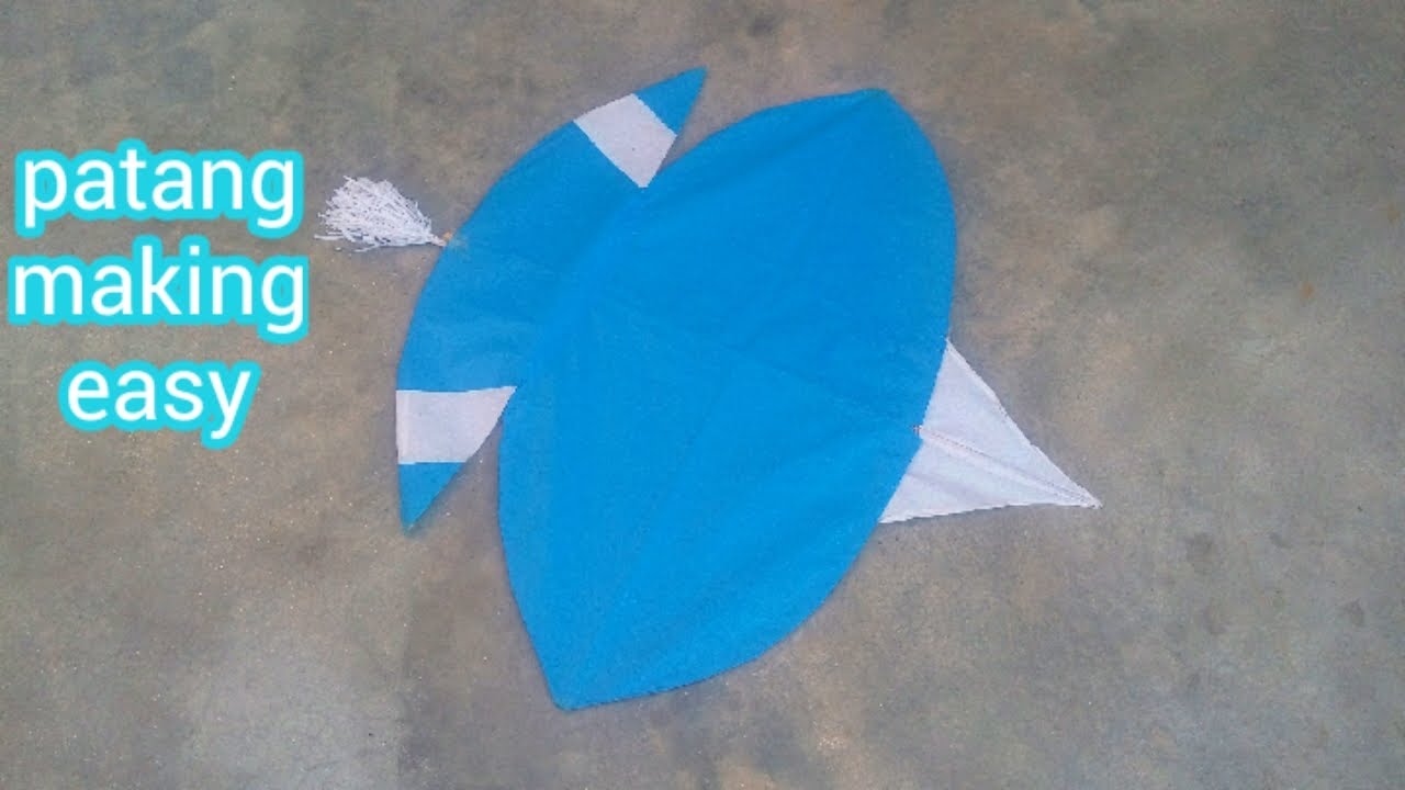 How to make patang | patang kaise banate hain | A kite maker - YouTube