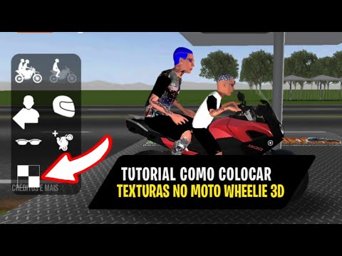 Tutorial de como colocar textura no moto wheelie 3D #tutorial #editor # ...