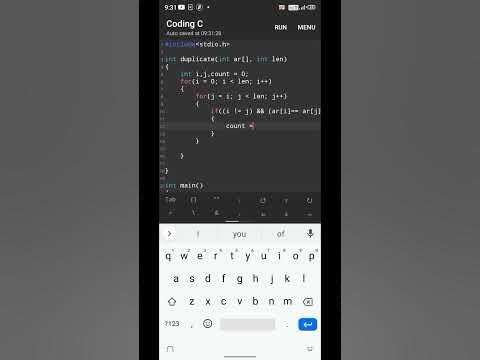 Count Duplicate element in array. - YouTube