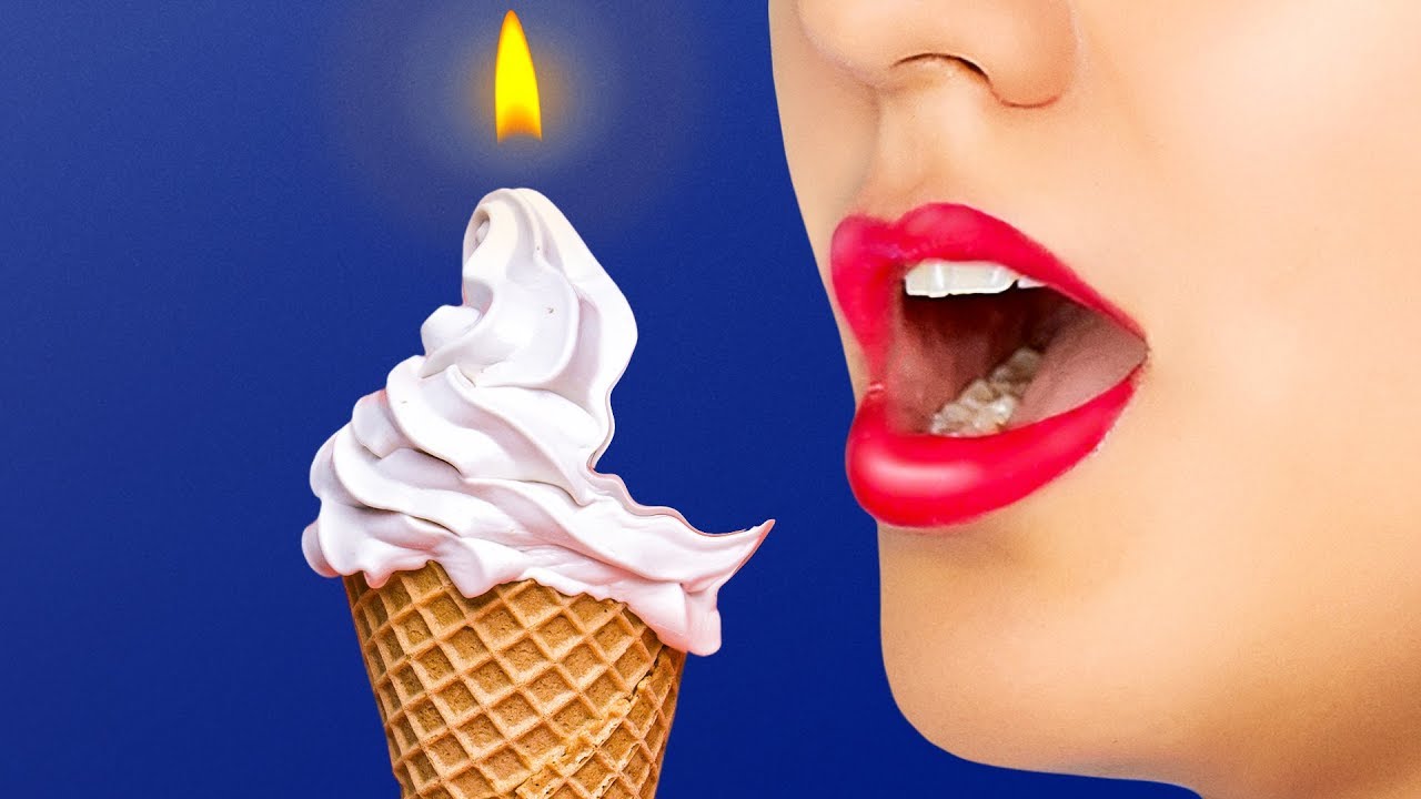 20 COOL HACKS WITH CANDLES AND CRAYONS - YouTube