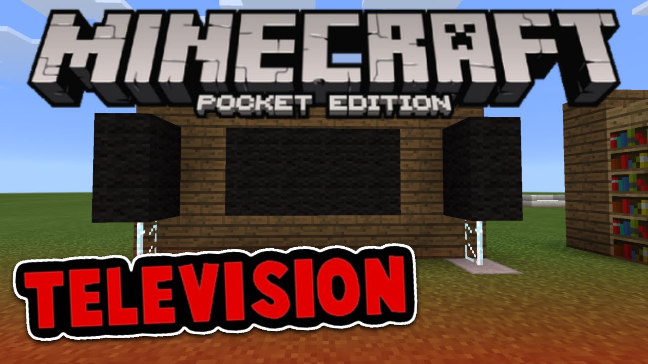 Quick Furniture Ideas - Television - Minecraft PE (Pocket Edition ...