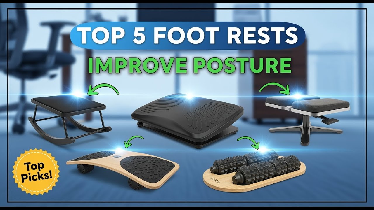 TOP 5 Best Foot Rests for Under Desk 2025 | Improve Your Posture and ...