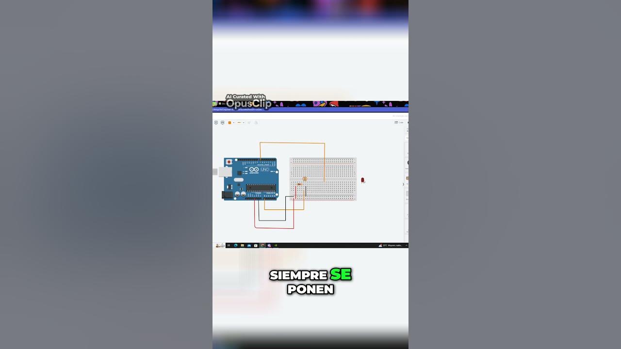 Conectando un LED al Arduino Guía Rápida y Sencilla #arduino #circuitoselectricos #programacion ...