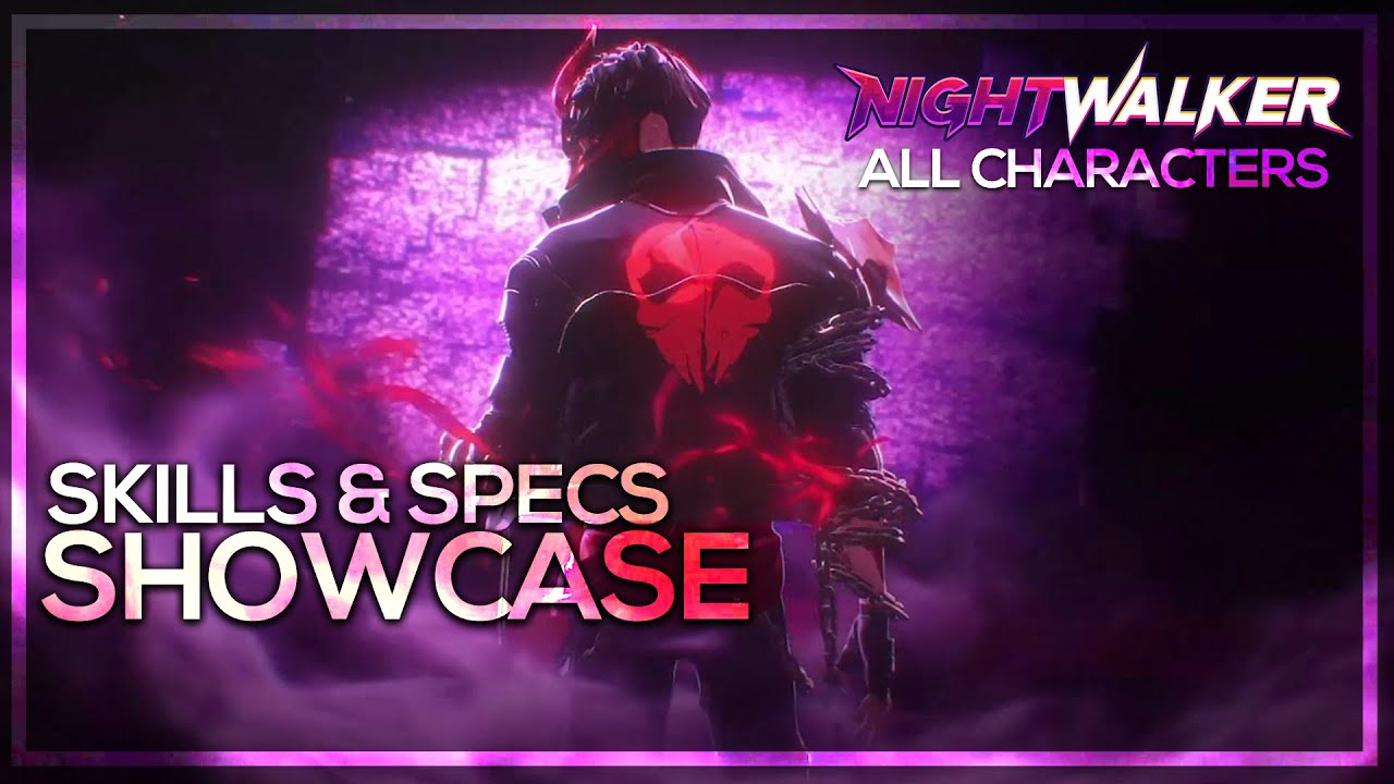 Nightwalker KR - All Characters Skills & Specializations Showcase - YouTube