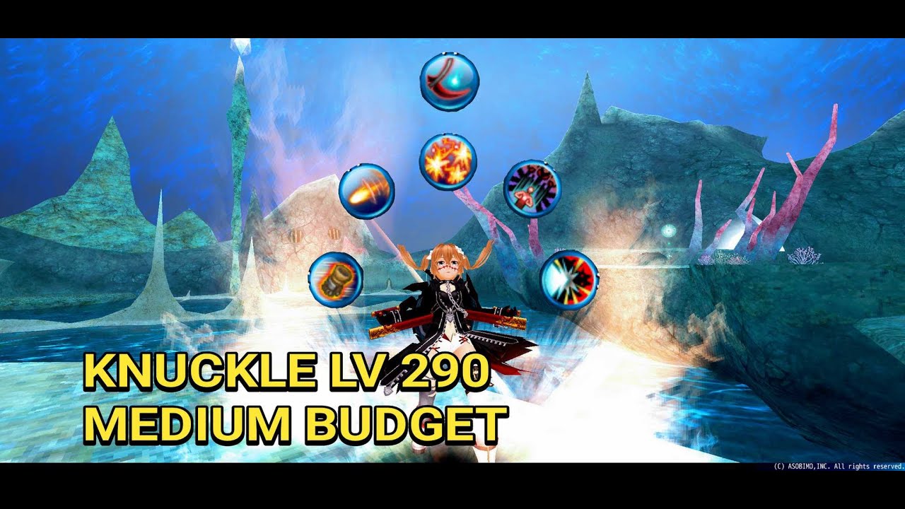 Personal Build Knuckle LV 290 Medium Budget | Toram Online - YouTube
