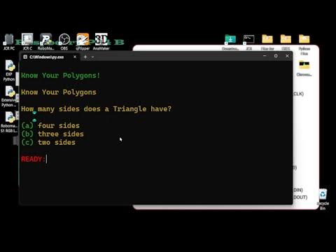 Know your Polygons Python program example - YouTube