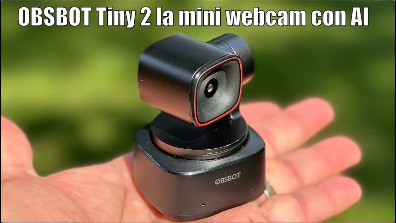 Obsbot Tiny 2 la Webcam 4K con Inteligencia Artificial bien PEQUEÑA - YouTube