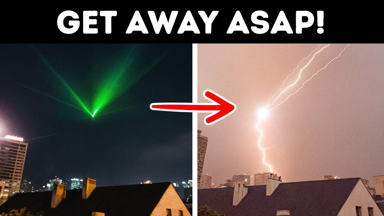 If You See This Laser Beam, Lightning Could Strike Nearby - YouTube