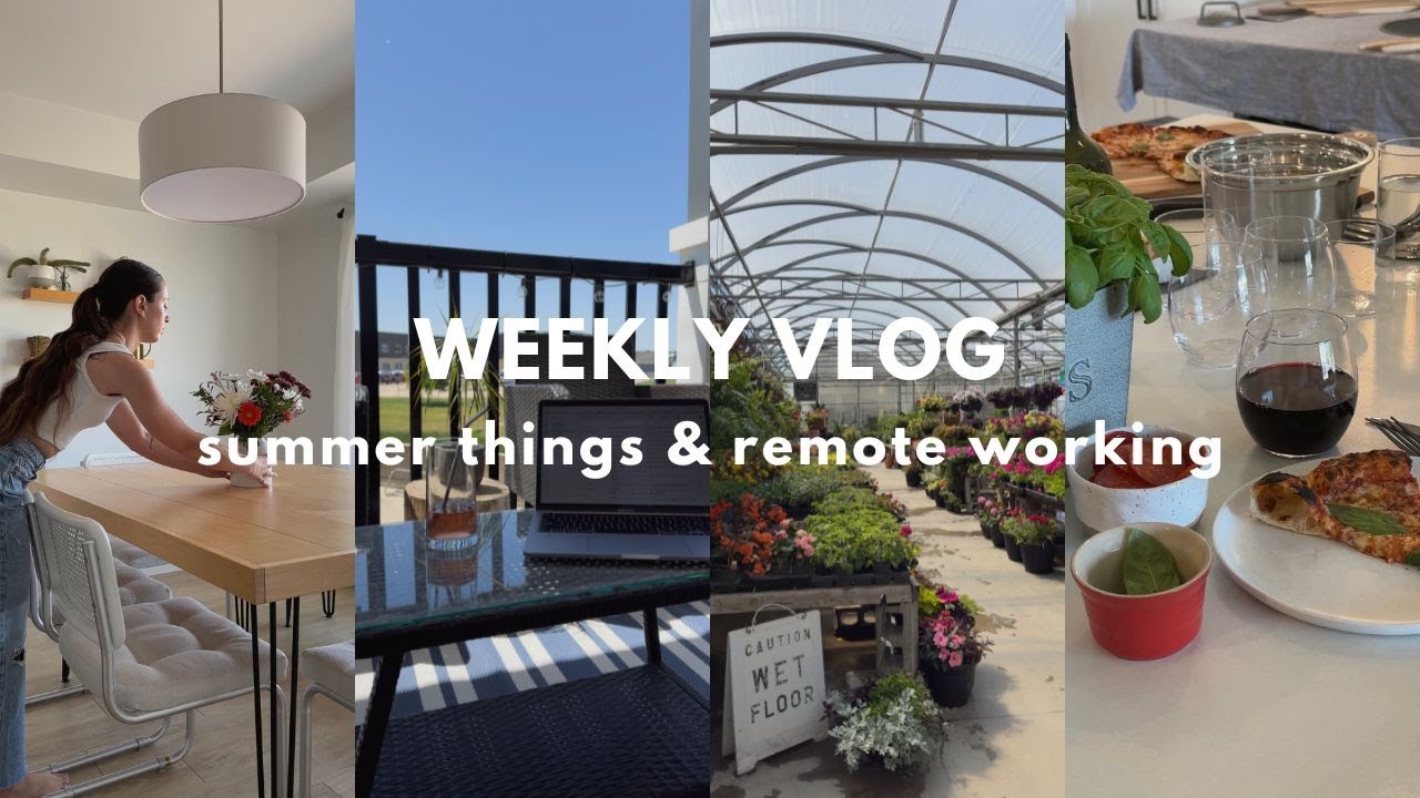 Weekly Vlog | Studio photoshoot, getting ready for summer, work from ...