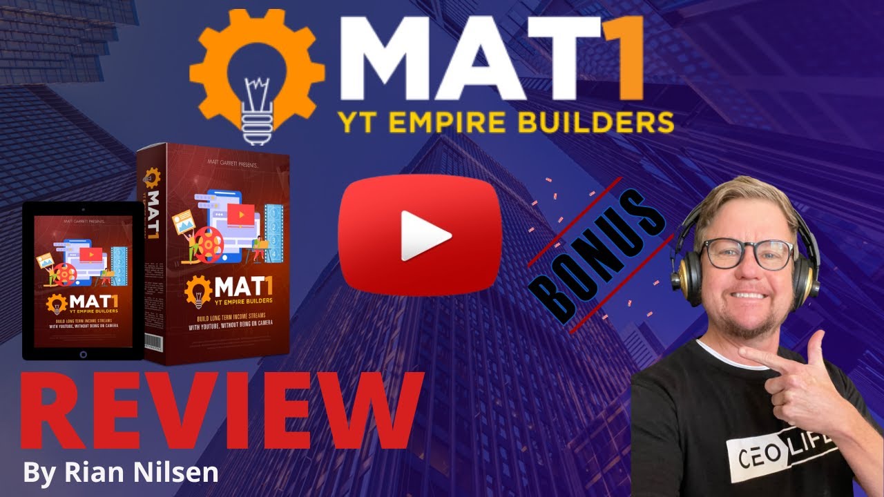 MAT1 YT Empire Building Review | How to Become a Top YouTuber and Get ...