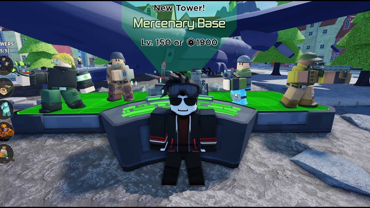 New Mercenary Base Tower Review: StarCraft in TDS!? | Roblox - YouTube