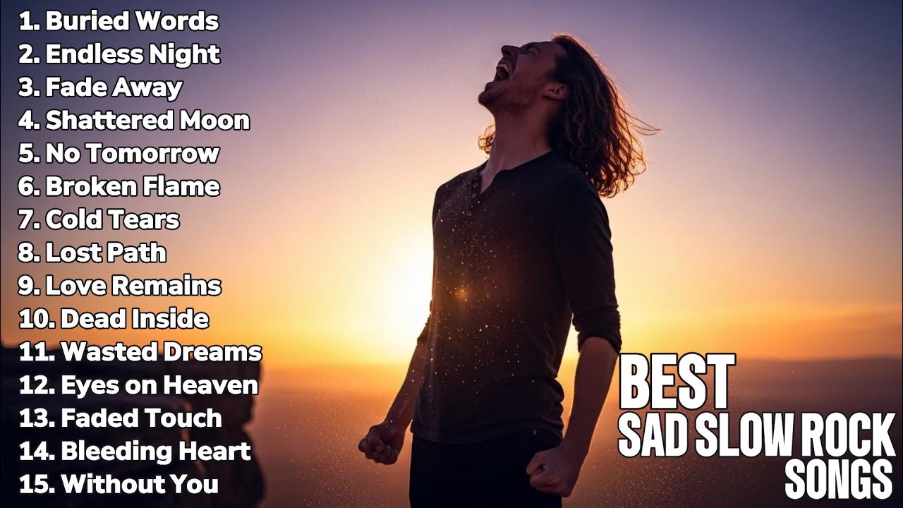 BURIED WORD.... PLAYLIST | BEST SAD SLOW ROCK SONGS 2025 | ROCK BALLAD ...