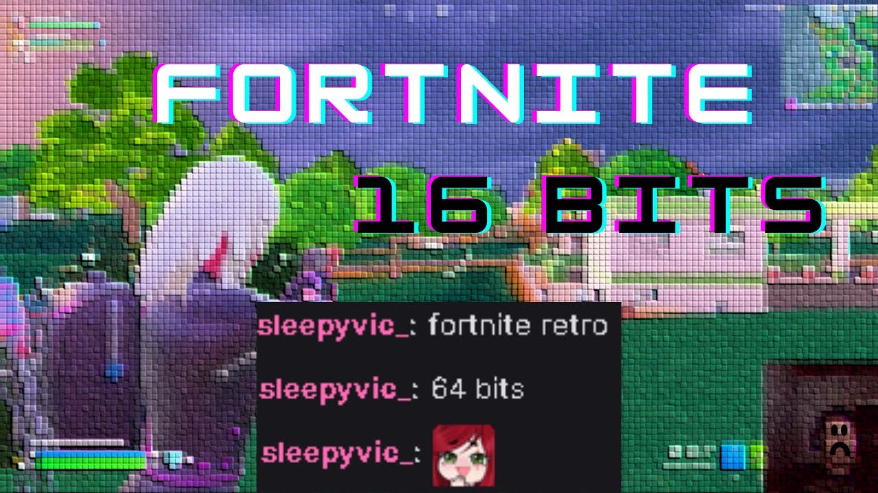 FORTNITE EN 16 BITS - YouTube