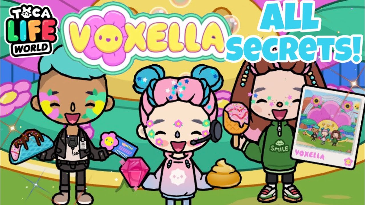 All Secrets in Voxella 🎵🌸 Full walkthrough | Toca life world - YouTube
