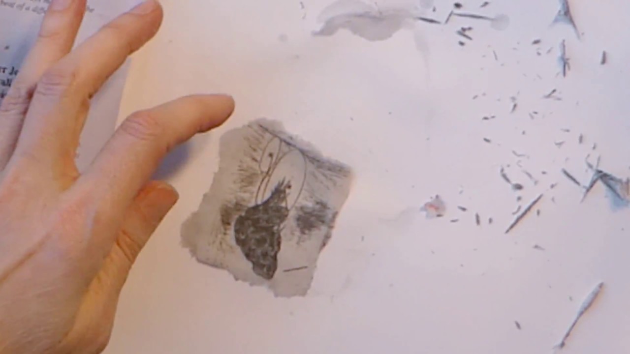 Gel medium transfer - YouTube