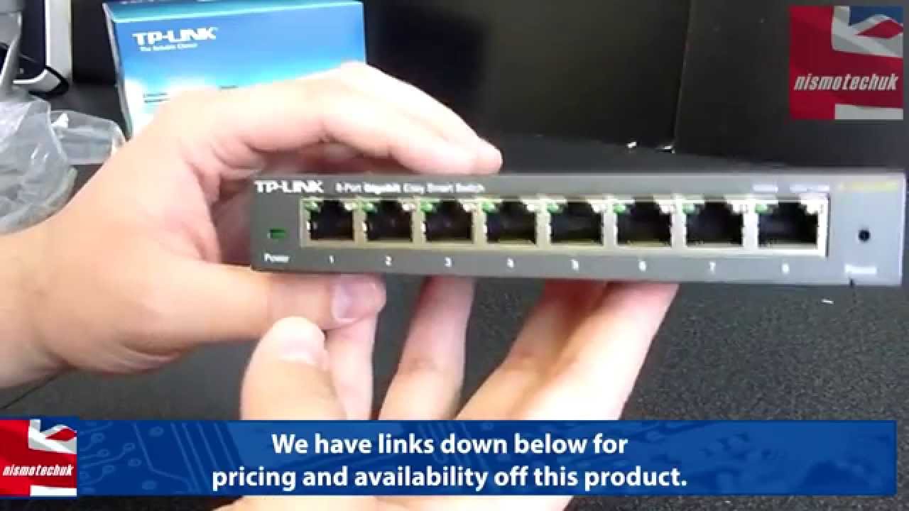 TP-LINK SG108e 8-Port Gigabit Switch {Unboxing & Overview} - YouTube