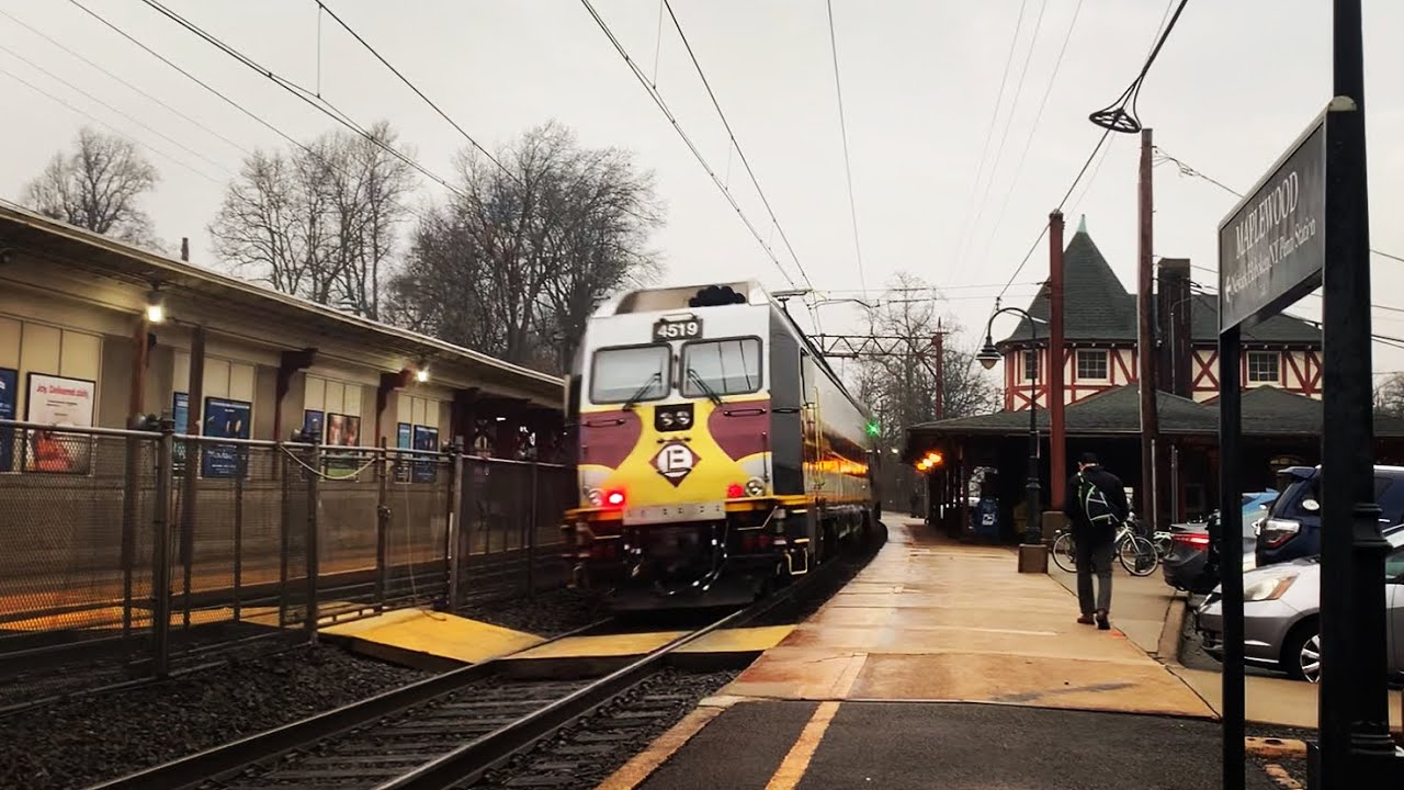 Njt 4519 trailing 872 - YouTube