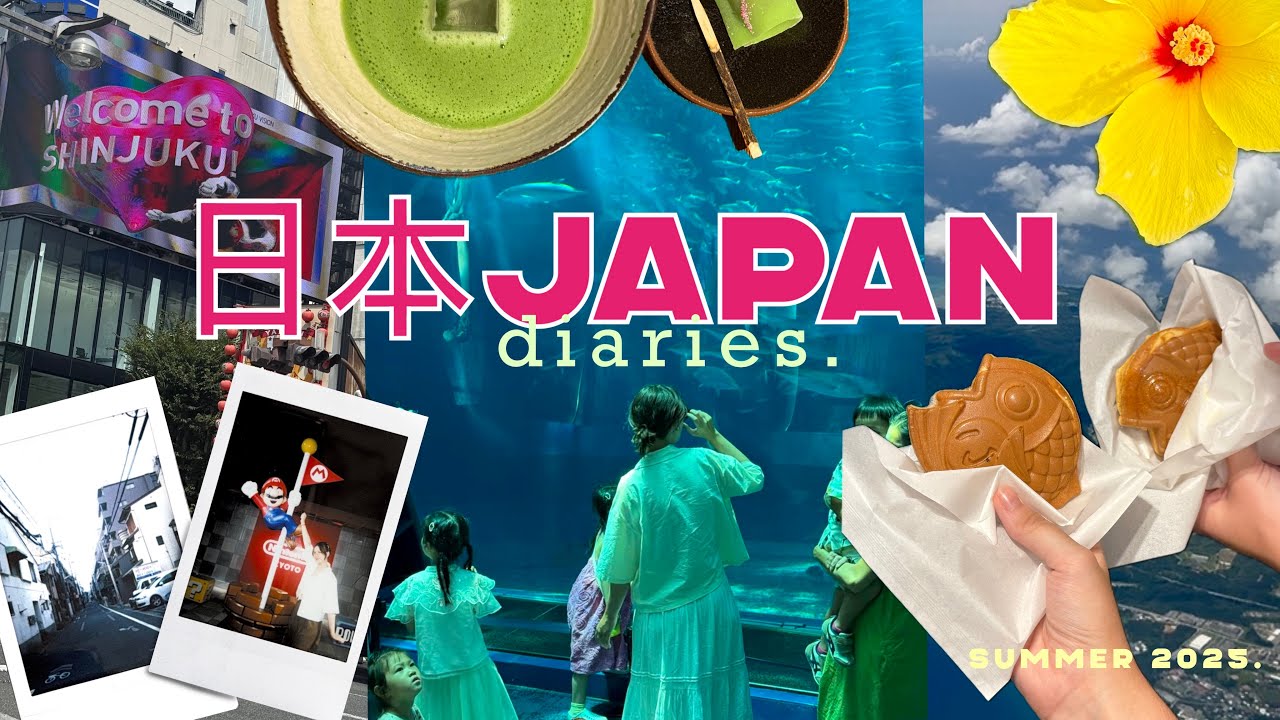 japan diaries 🇯🇵 | exploring okinawa, tokyo & kyoto | local foods ...