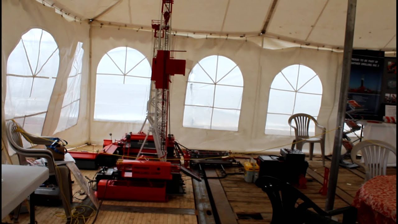 Model Drilling Rig (Raising & Lowering) - YouTube