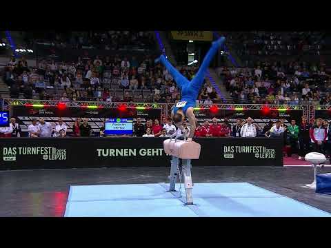 Vladyslav Hryko - Ukraine - Pauschenpferd - EnBW DTB Pokal 2025 - Gerätfinale