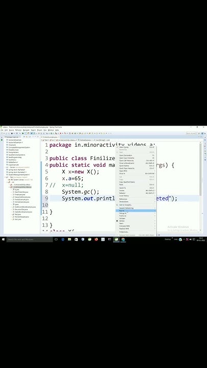 What is finalize in Java ? - YouTube