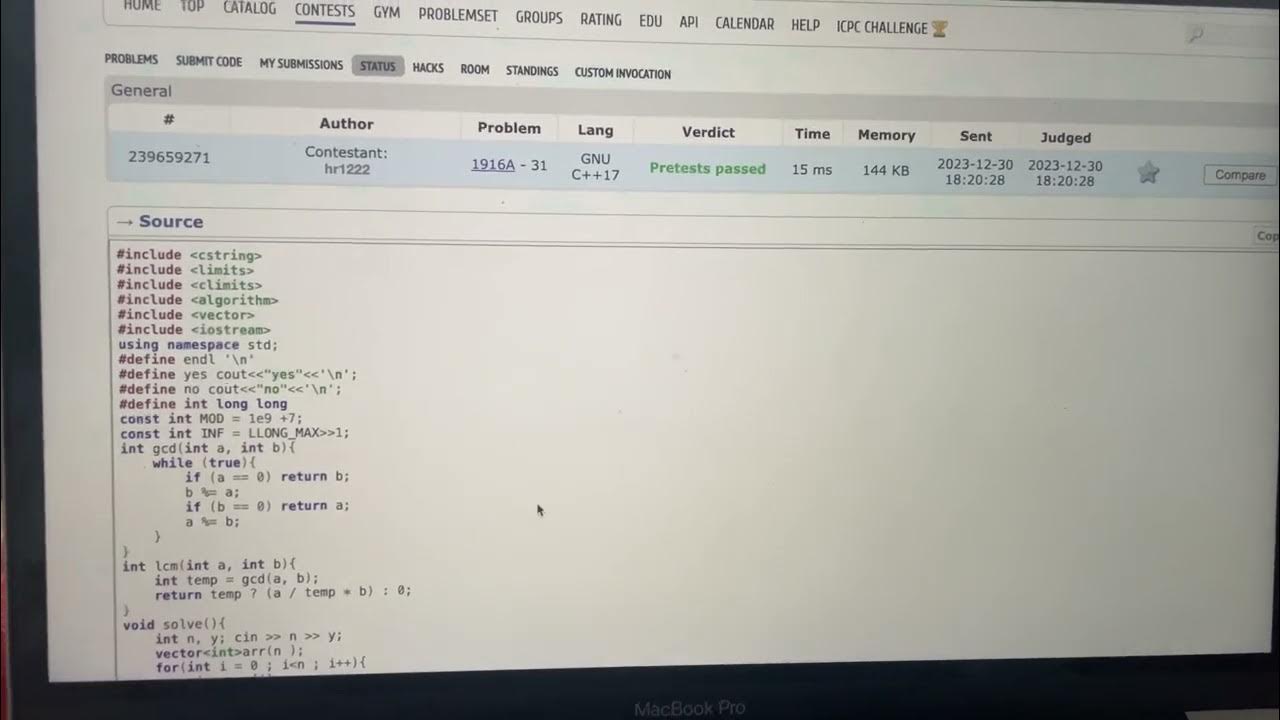 Good bye 2023 Codeforces ||Two divisors ||2023 ||Training before olympiad all solutions - YouTube