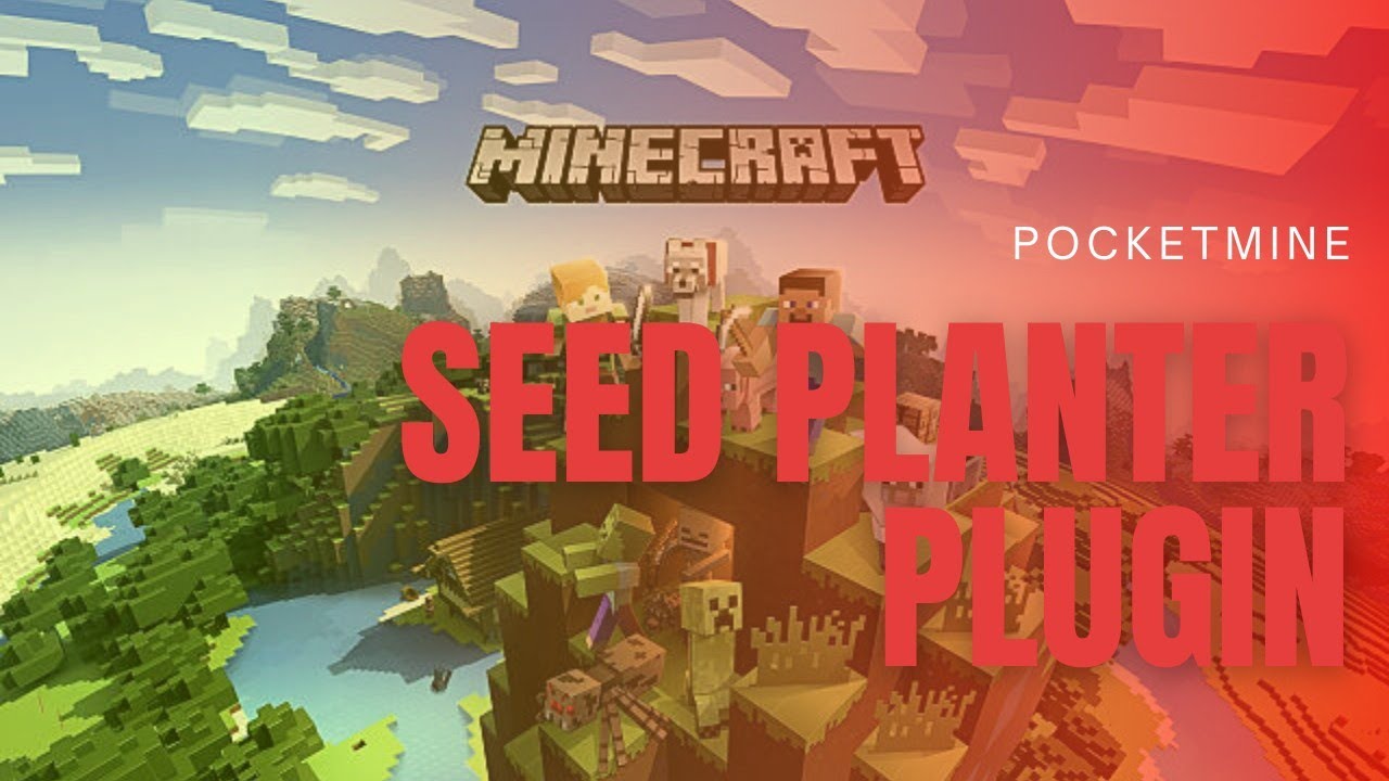 Seed planter plugin - Pocketmine - YouTube