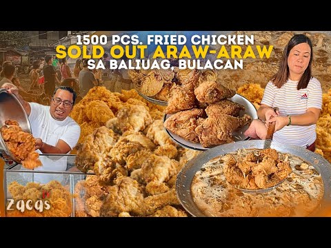 SULIT! 30 PESOS kanto fried CHICKEN na nakakaubos ng 1500pcs. araw-araw ...