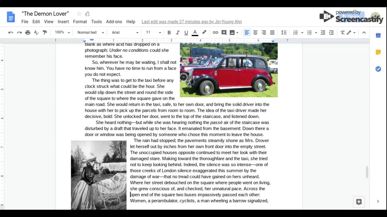 "The Demon Lover" by Elizabeth Bowen - Read Aloud - Audio with text ...