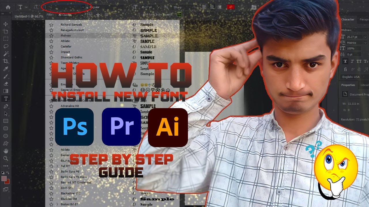 How To Add New Text In Adobe Photoshop Other Softwares New Font how-to-add-new-text-in-adobe-photoshop-other-softwares-new-font