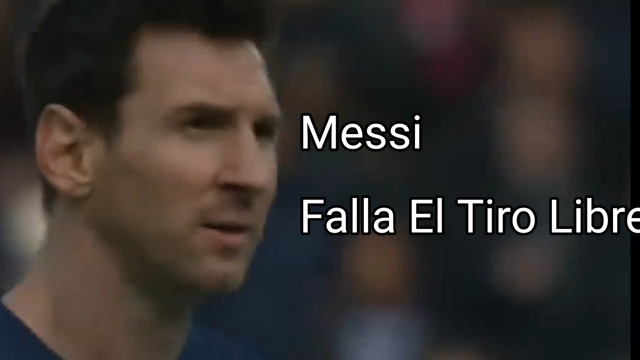 Messi Falla El Tiro Libre (parodia) (corta) - YouTube