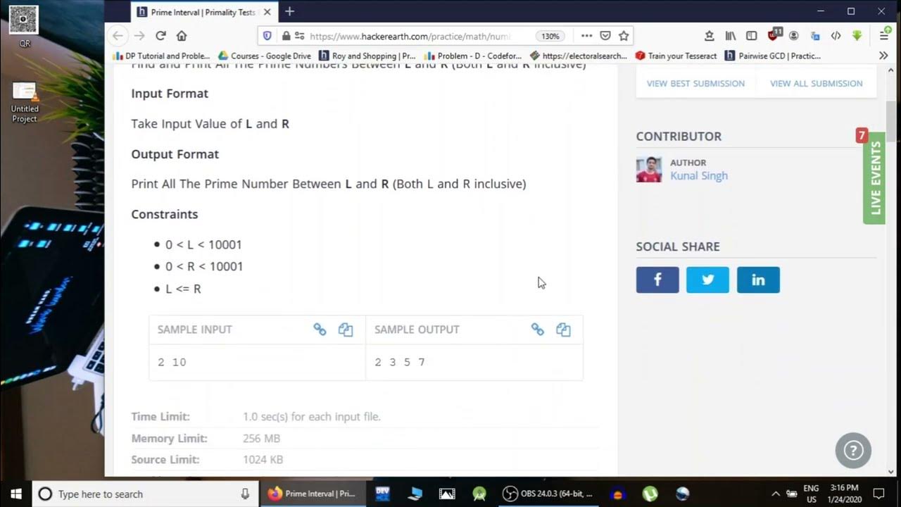 L04.1 : Prime Interval (HackerEarth) | Number Theory | CodeNCode - YouTube