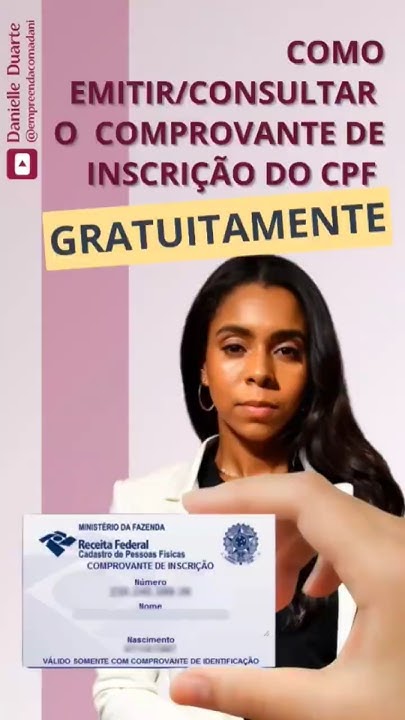Perdeu o CPF? SAIBA COMO EMITIR A SEGUNDA VIA DO CPF, GRATUITAMENTE, ONLINE ATRAVÉS DA INTERNET ...