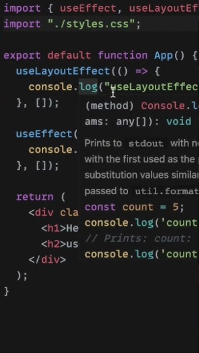useLayoutEffect vs useEffect in React JS - YouTube useLayoutEffect vs useEffect in React JS - YouTube