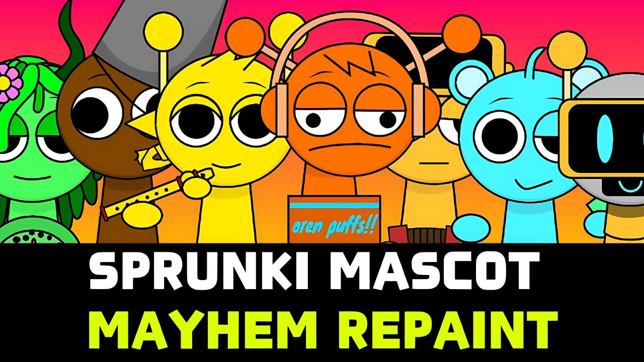 Sprunki MASCOT MAYHEM REOAINT- Sounds Are Good😎😎😎 - YouTube
