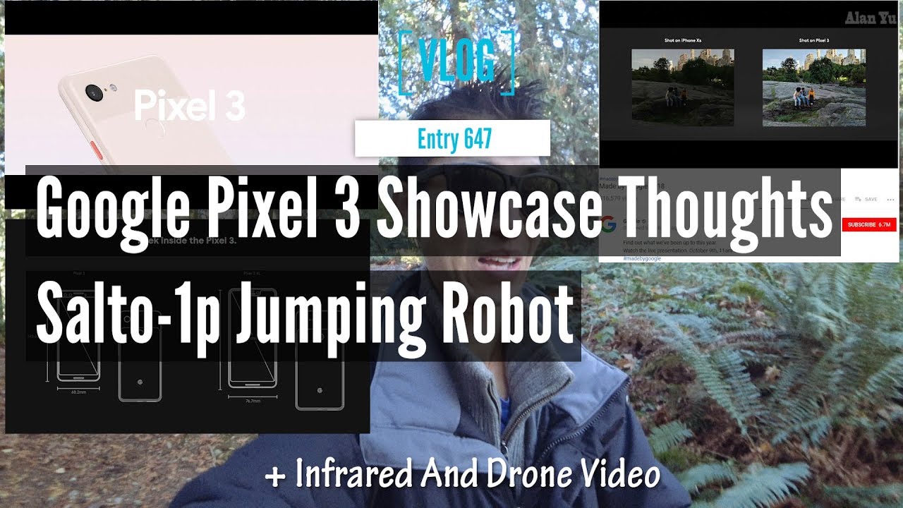 Google Pixel 3 And A Small Jumping Robot Salto-1p - YouTube