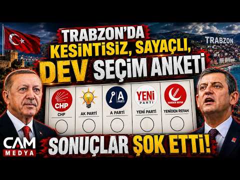 🪀 REKOR 🎯 TRABZON SAYAÇLI KESİNTİSİZ DEV SEÇİM ANKETİ 28 Temmuz 2026 (YENİ) 😱 Sokak Röportajları 