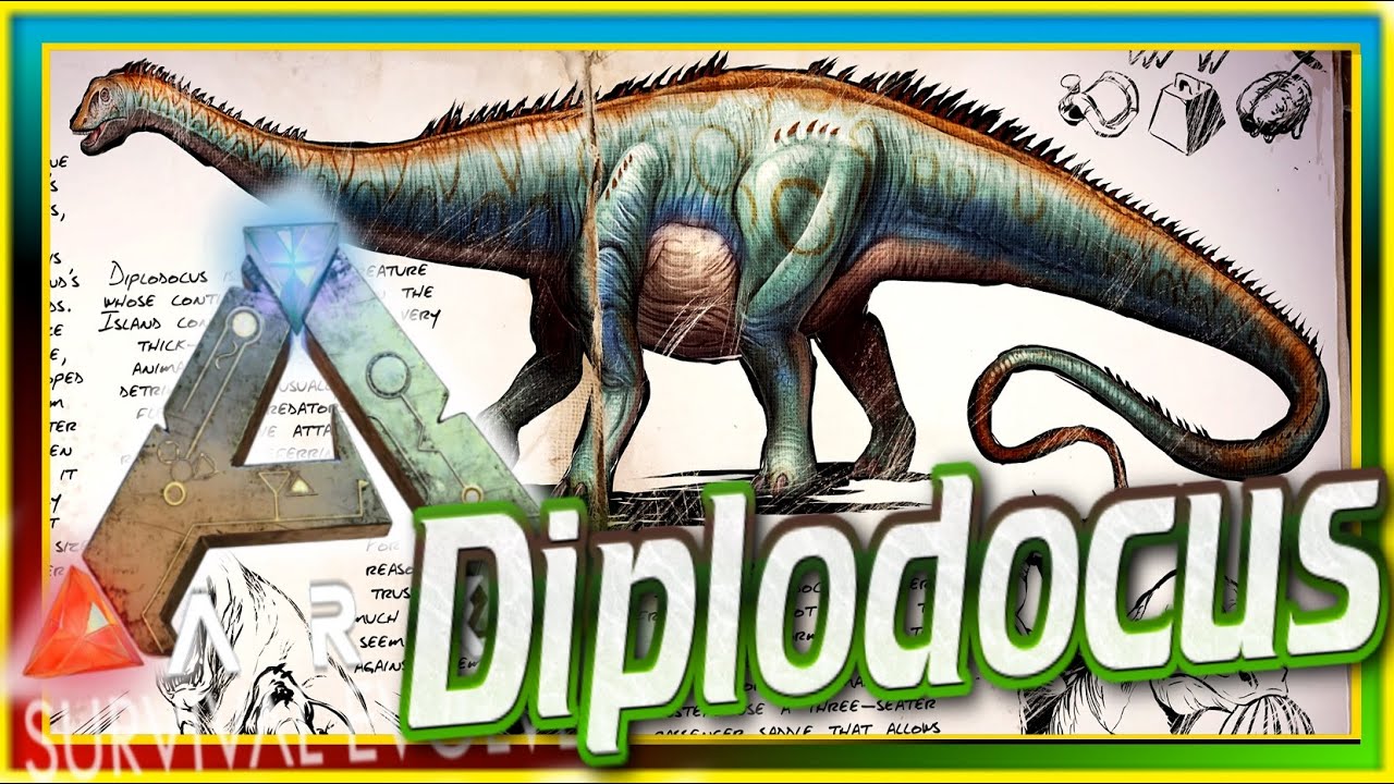 Diplodocus! (ARK: Survival Evolved Dossier/News) #67: NEW Sauropod ...