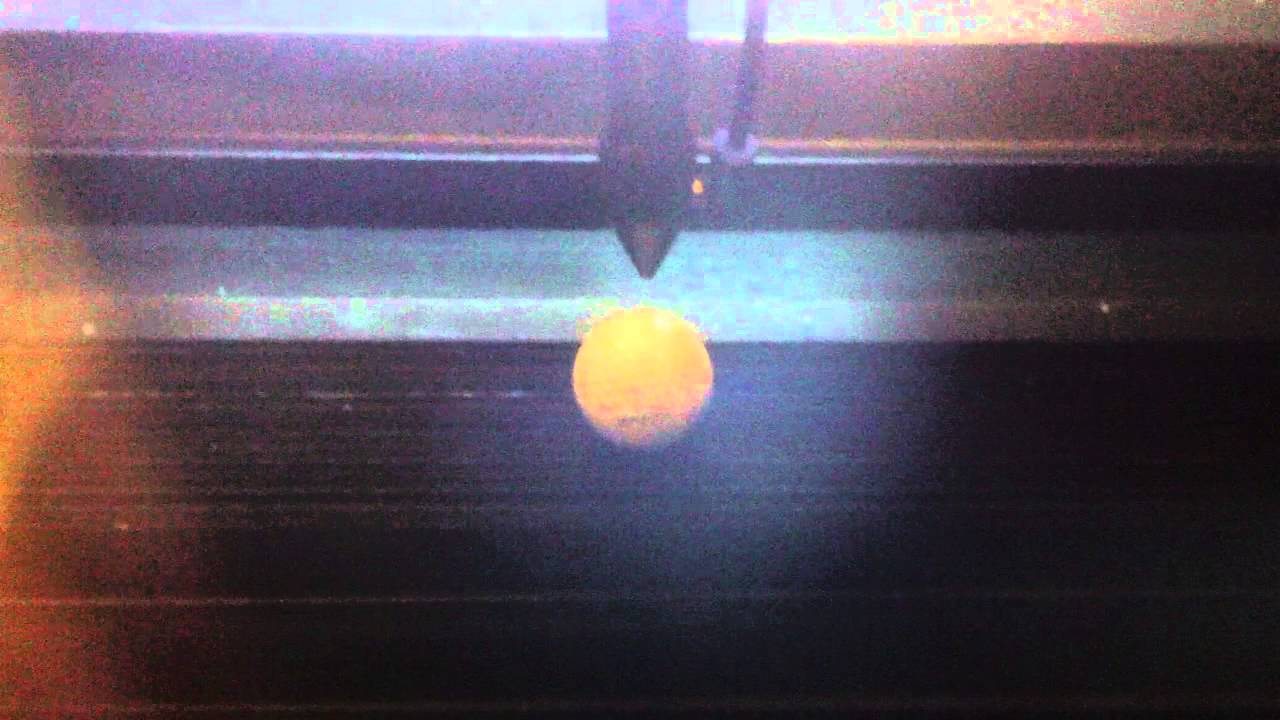 Laser cutting golf ball - Small Sparks - Part1 - YouTube