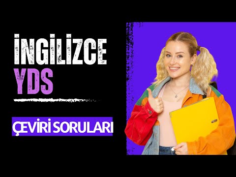 Online İngilizce YDS Kursu - Çeviri Soruları Demo - (Online YDS Center / Kariyer Yolu)
