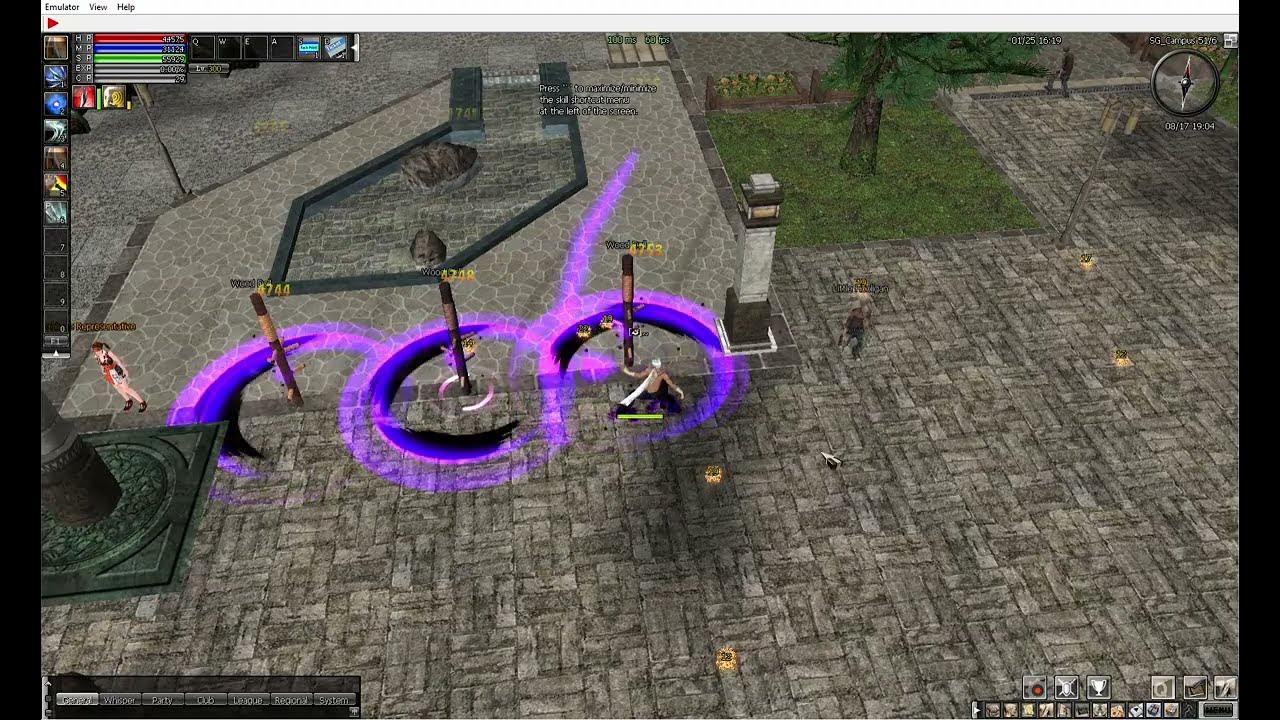 Ran Online Pow Swordsman Skill Effects - YouTube