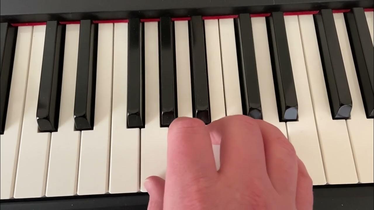 G Major Chord (G Major Triad) in root position on piano - YouTube