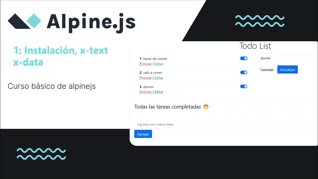 1 Instalación X Text X Data Alpinejs Youtube