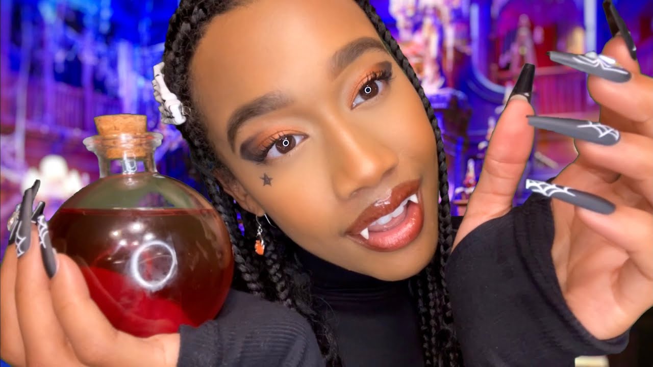 ASMR Vampire Turns You Into A Vampire 🧛🏽‍♀️ 🩸 ASMR Vampire Role-play ...