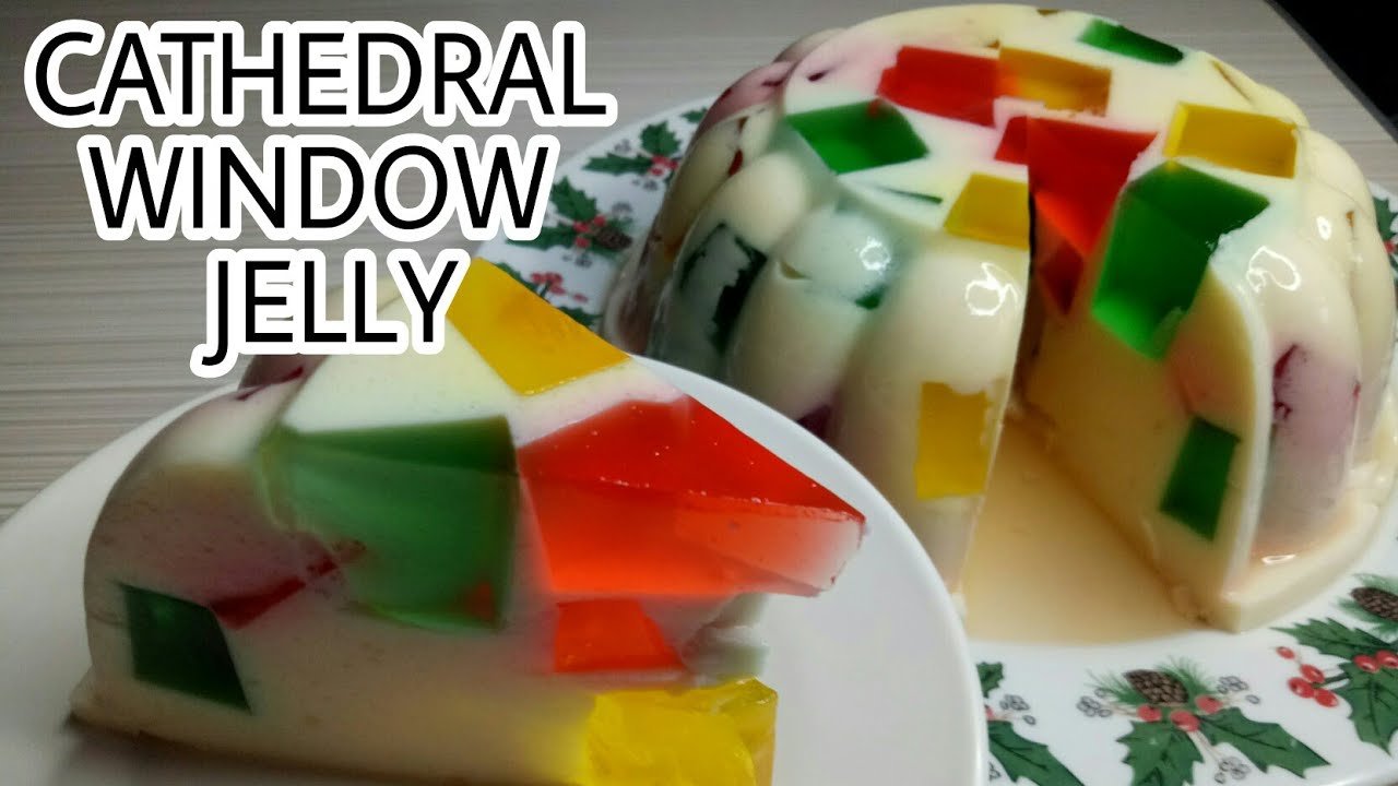 ILEVEL UP ANG SIMPLENG GELATIN | CATHEDRAL WINDOW JELLY DESSERT - YouTube