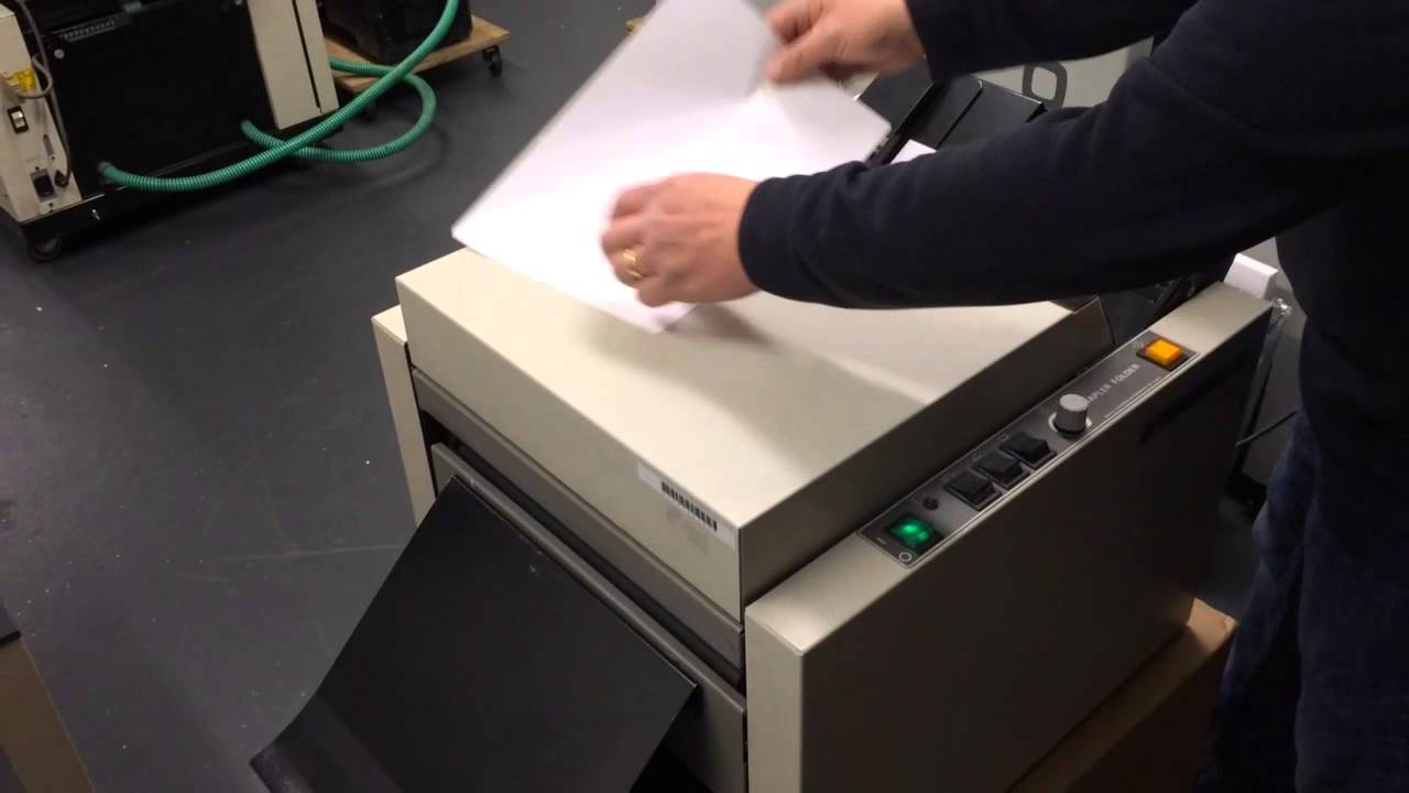 Plockmatic 60 Booklet Maker - YouTube