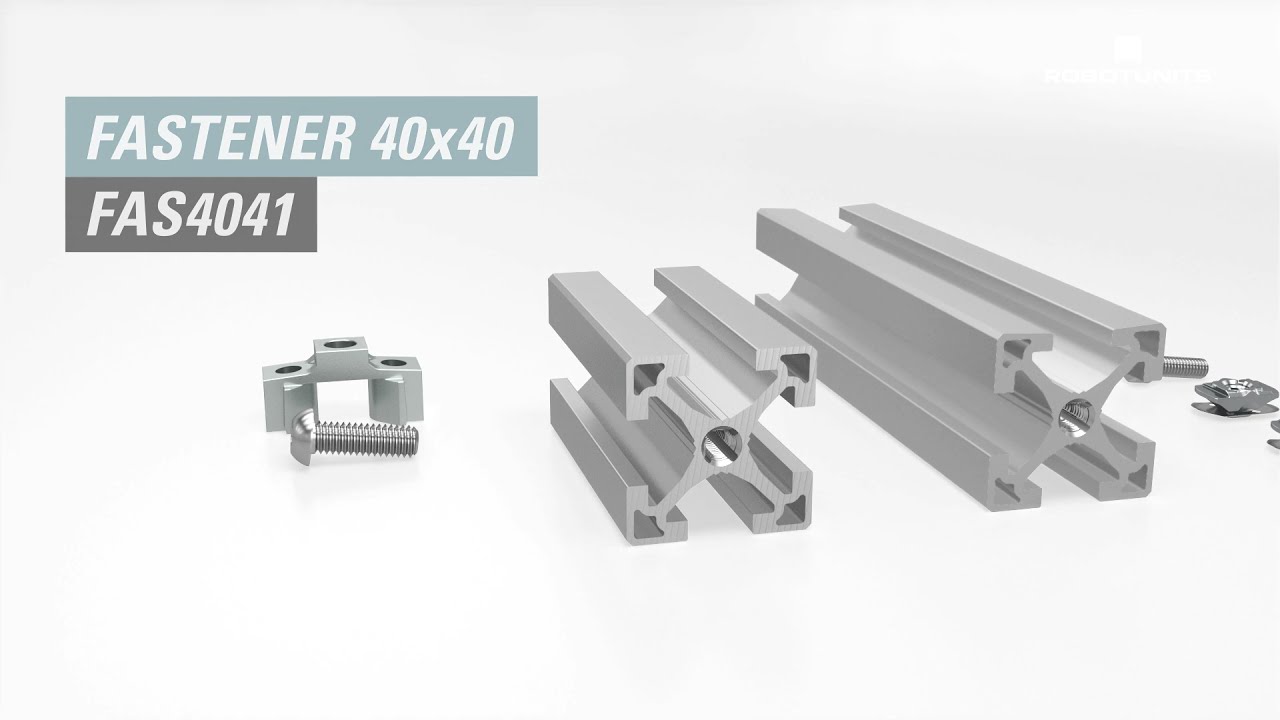 Robotunits 40mm series Fastening System - YouTube