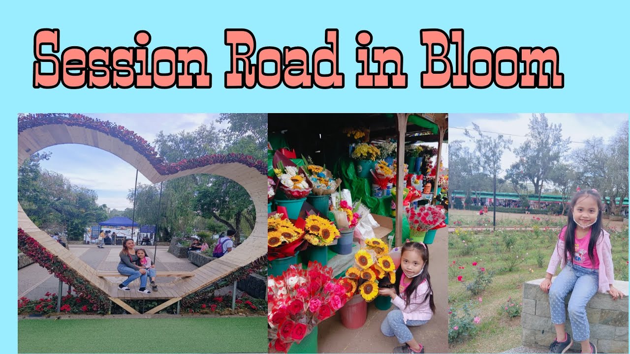Session Road in Bloom Baguio city - YouTube