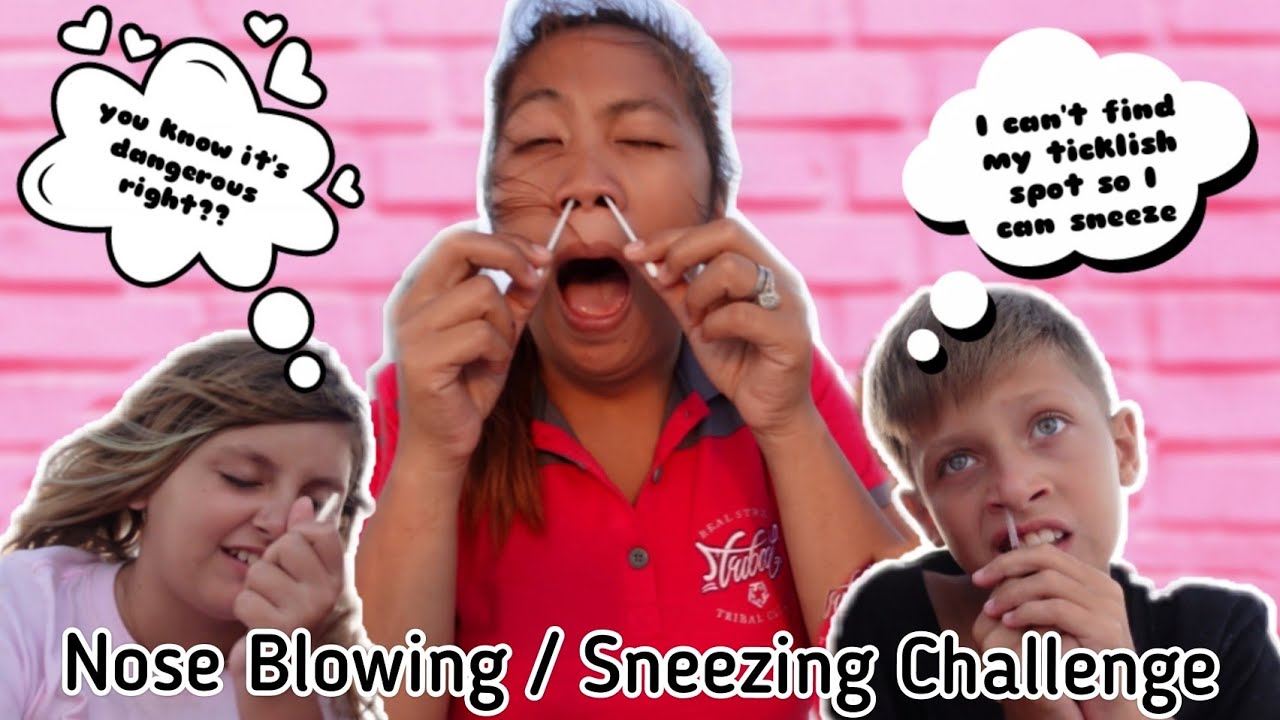 Nose Blowing Sneezing Challenge Part 2 Youtube